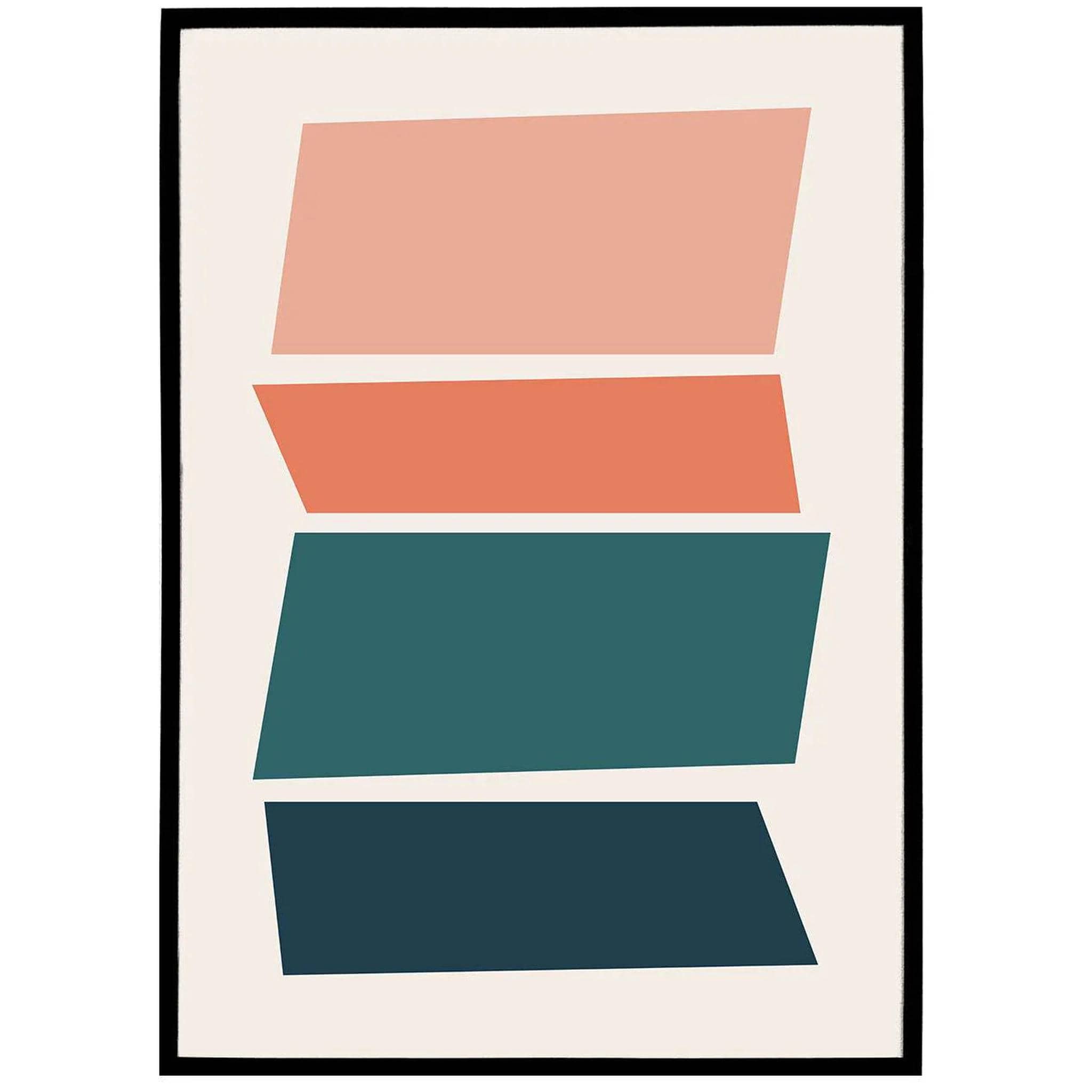 Colorblocks Minimalist Poster – HypeSheriff