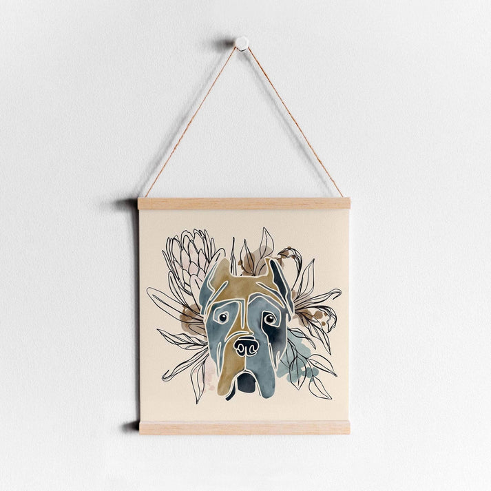 Cute Dog Square Print – HypeSheriff