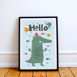 Hello, Crocodile Poster – HypeSheriff