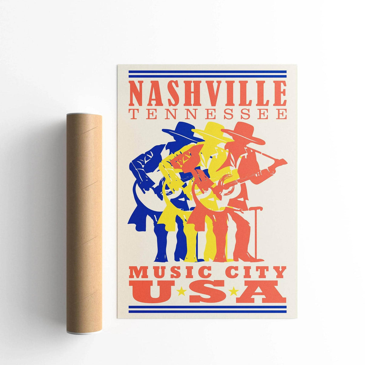 Nashville Tennesse Music City Poster – HypeSheriff