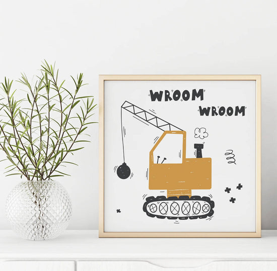 Wroom Wroom, Car Print – HypeSheriff