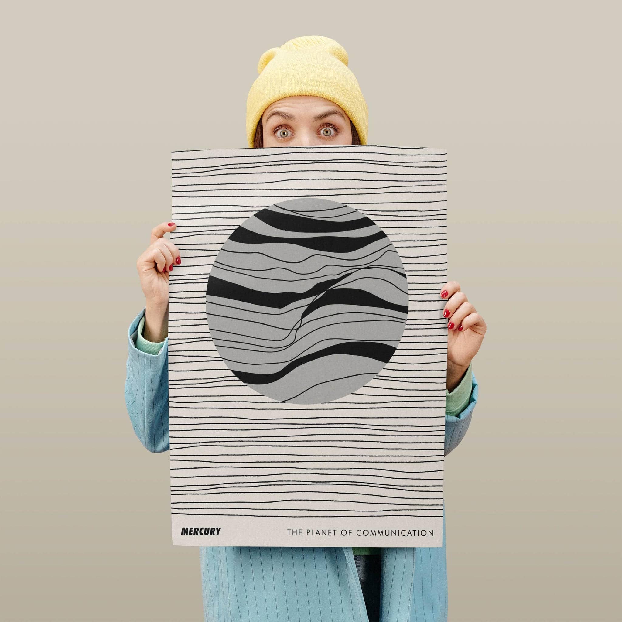 Mercury Planet Retro Poster — HypeSheriff US