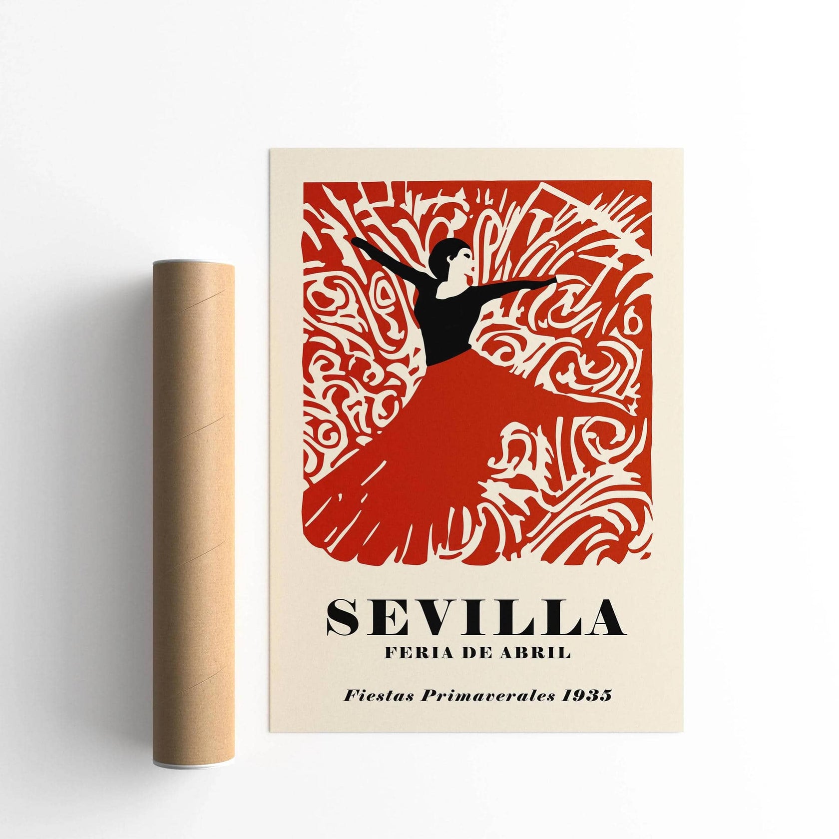 Flamenco Sevilla Festival 1935 Poster – HypeSheriff