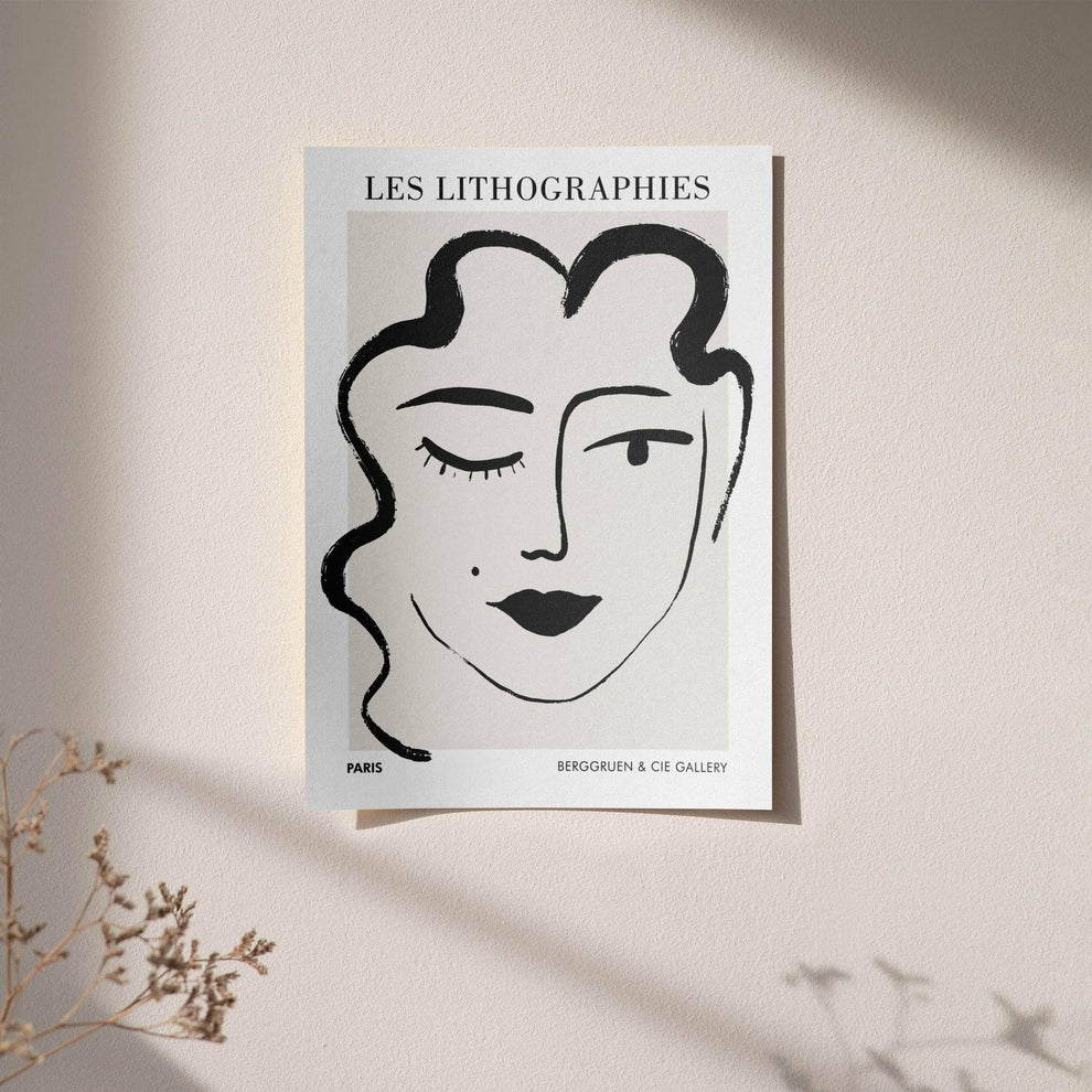 Woman Line Art Poster – HypeSheriff