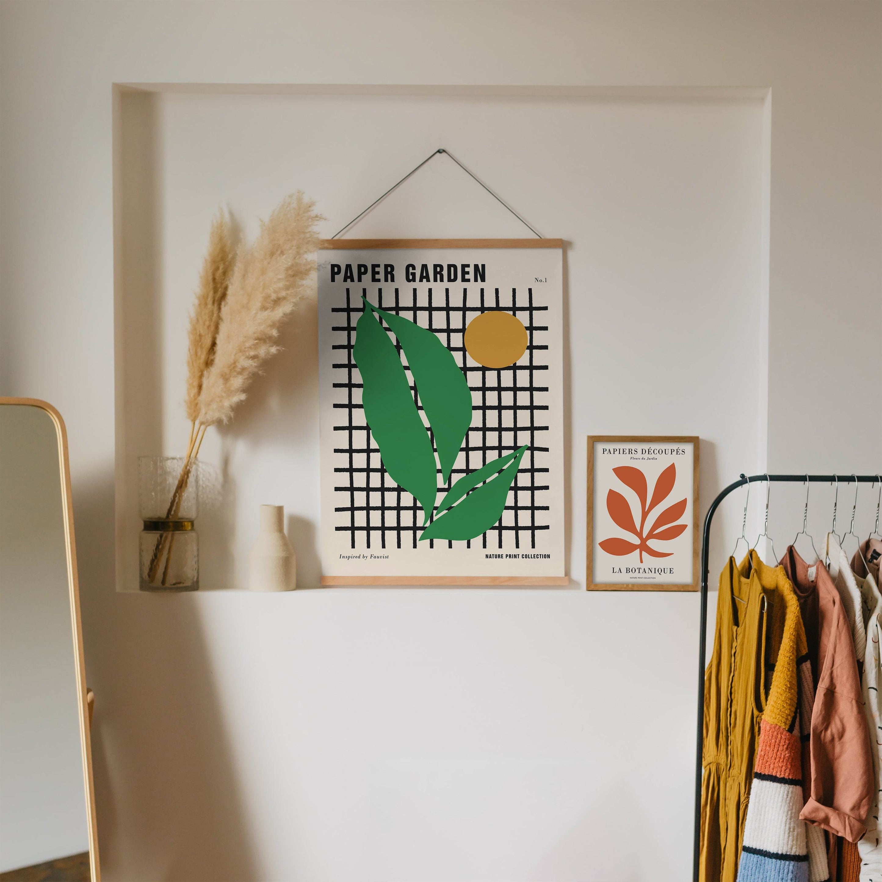Retro Paper Garden Poster – HypeSheriff