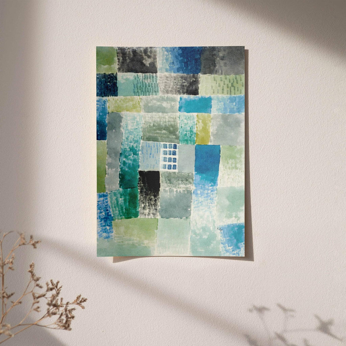 Paul Klee First house in a settlement (1926) Poster – HypeSheriff
