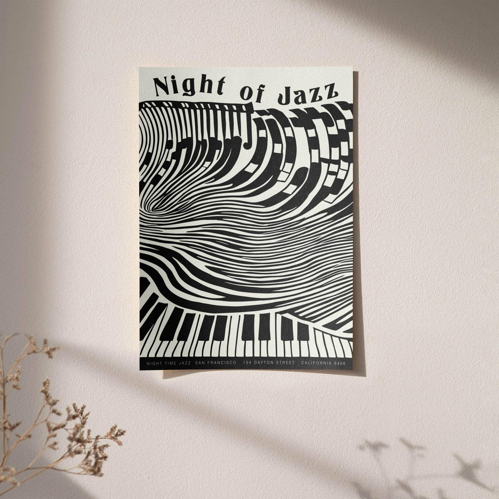 Night of Jazz San Francisco Poster – HypeSheriff