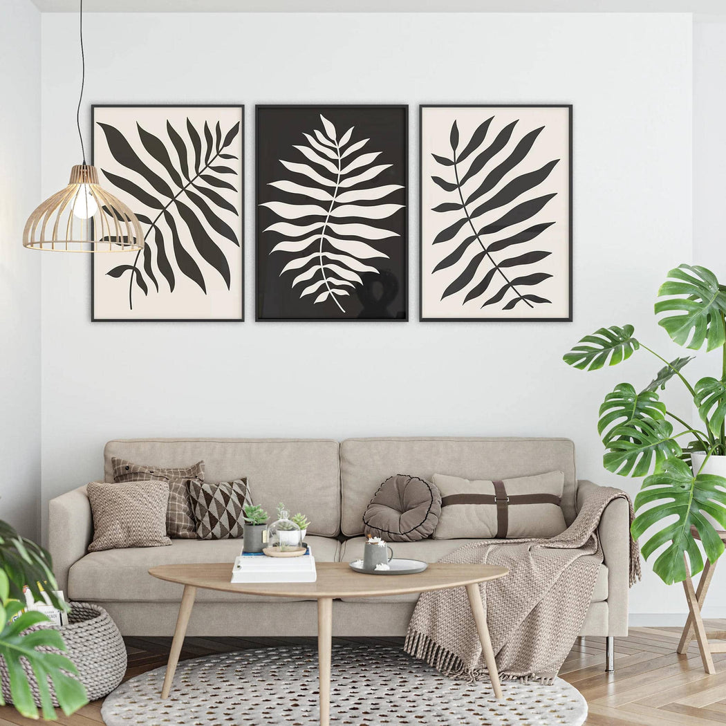 Set of 3 Rustic Leaves Prints — HypeSheriff US
