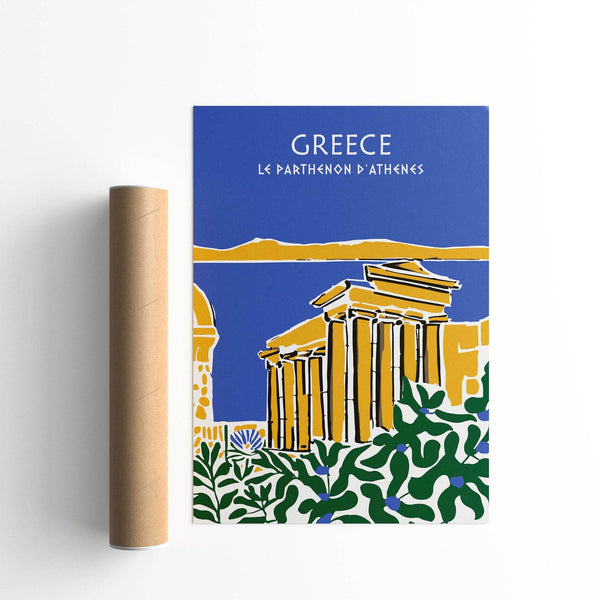 Greece, Parthenon Travel Poster – HypeSheriff