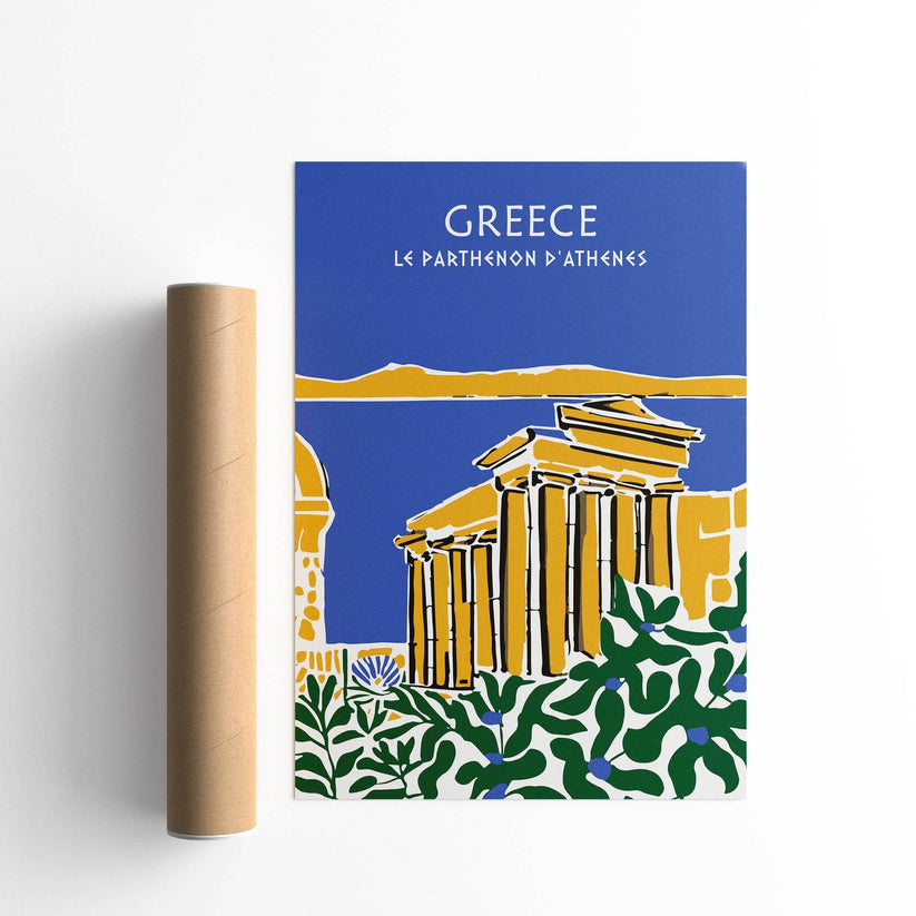 Greece, Parthenon Travel Poster – HypeSheriff