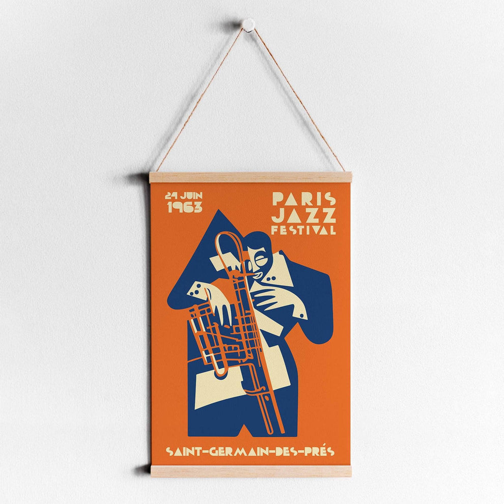 Orange Paris Jazz Festival Music Poster – HypeSheriff