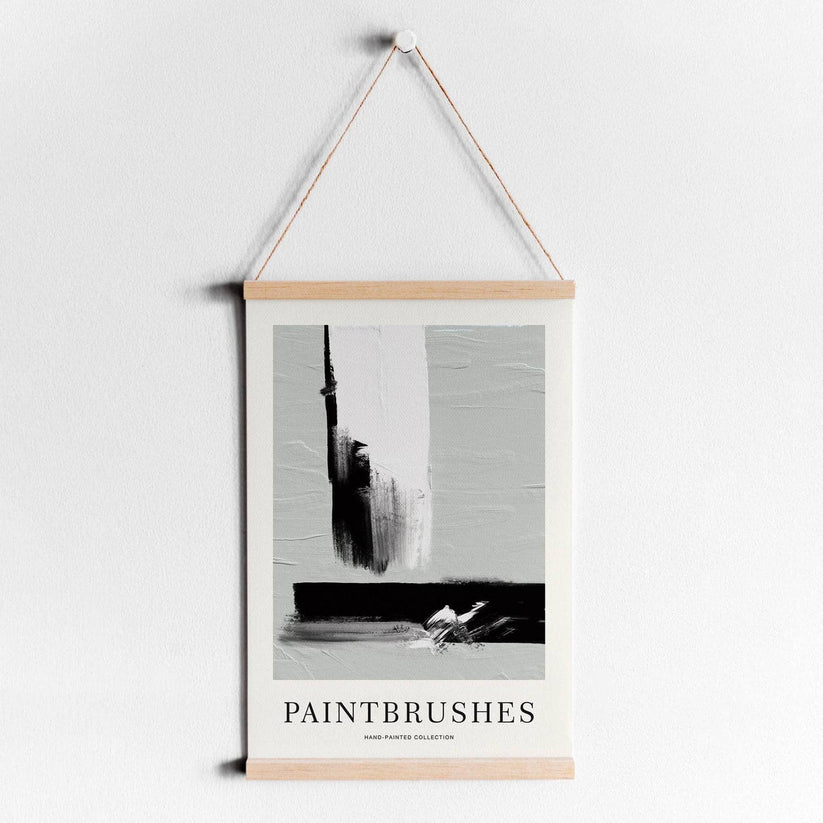Paintbrushes Abstract Modern Poster – HypeSheriff