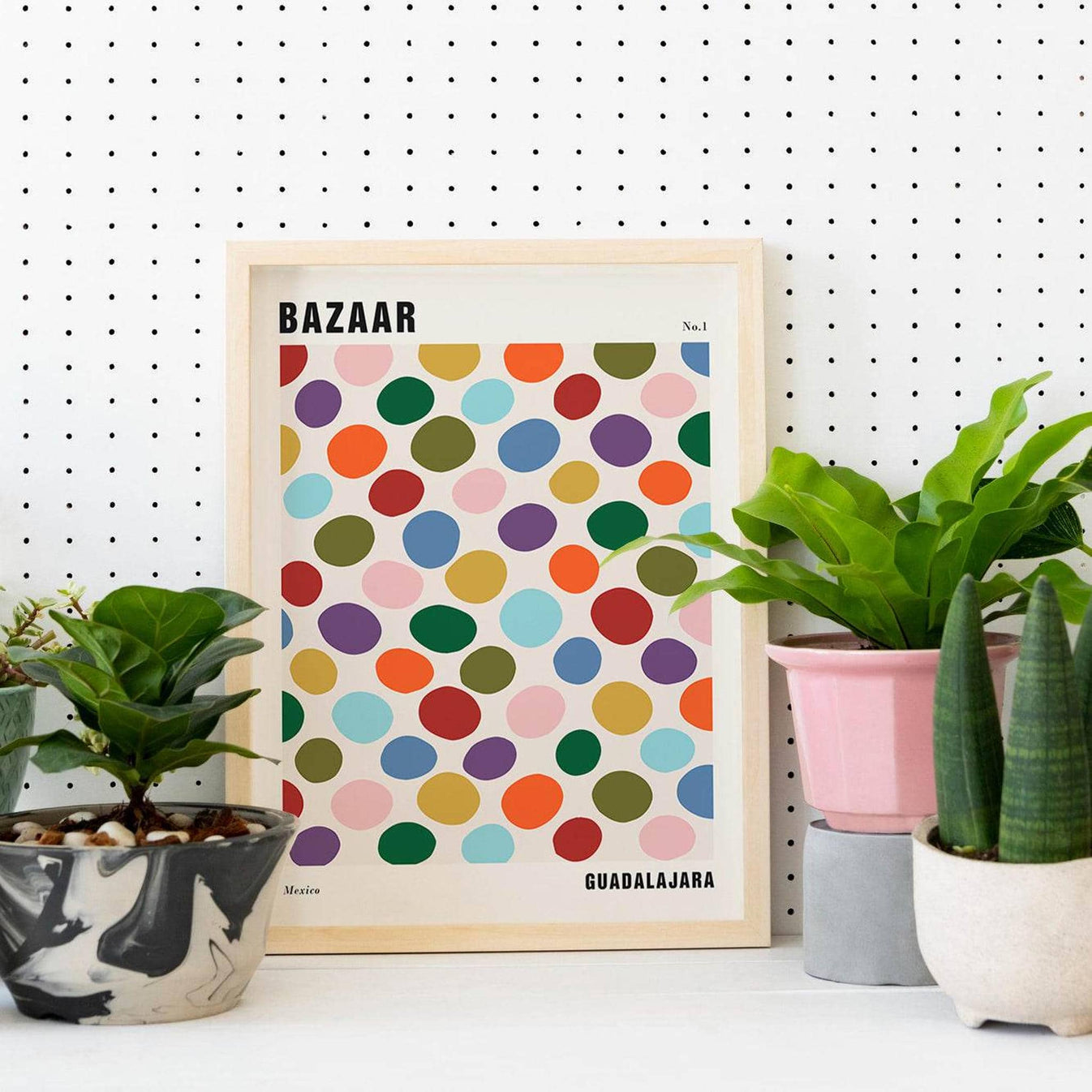 Mexico Bazaar Colorful Poster – HypeSheriff
