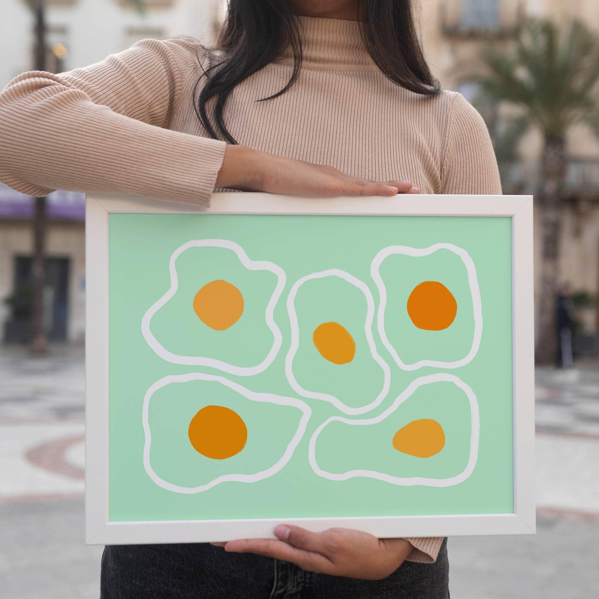 Cute Eggs Kitchen Horizontal Print – HypeSheriff