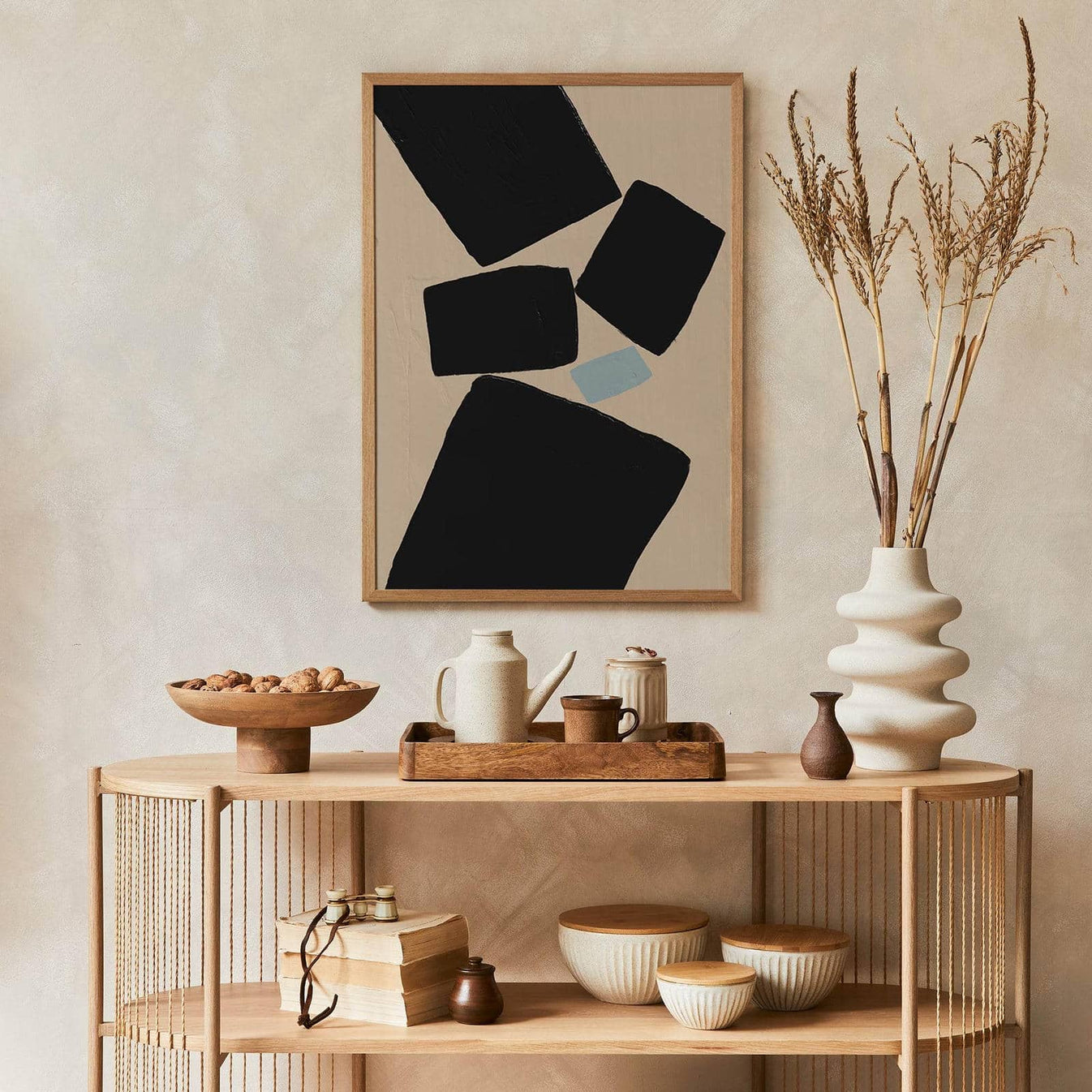 Black&Blue Modern Composition Poster – HypeSheriff