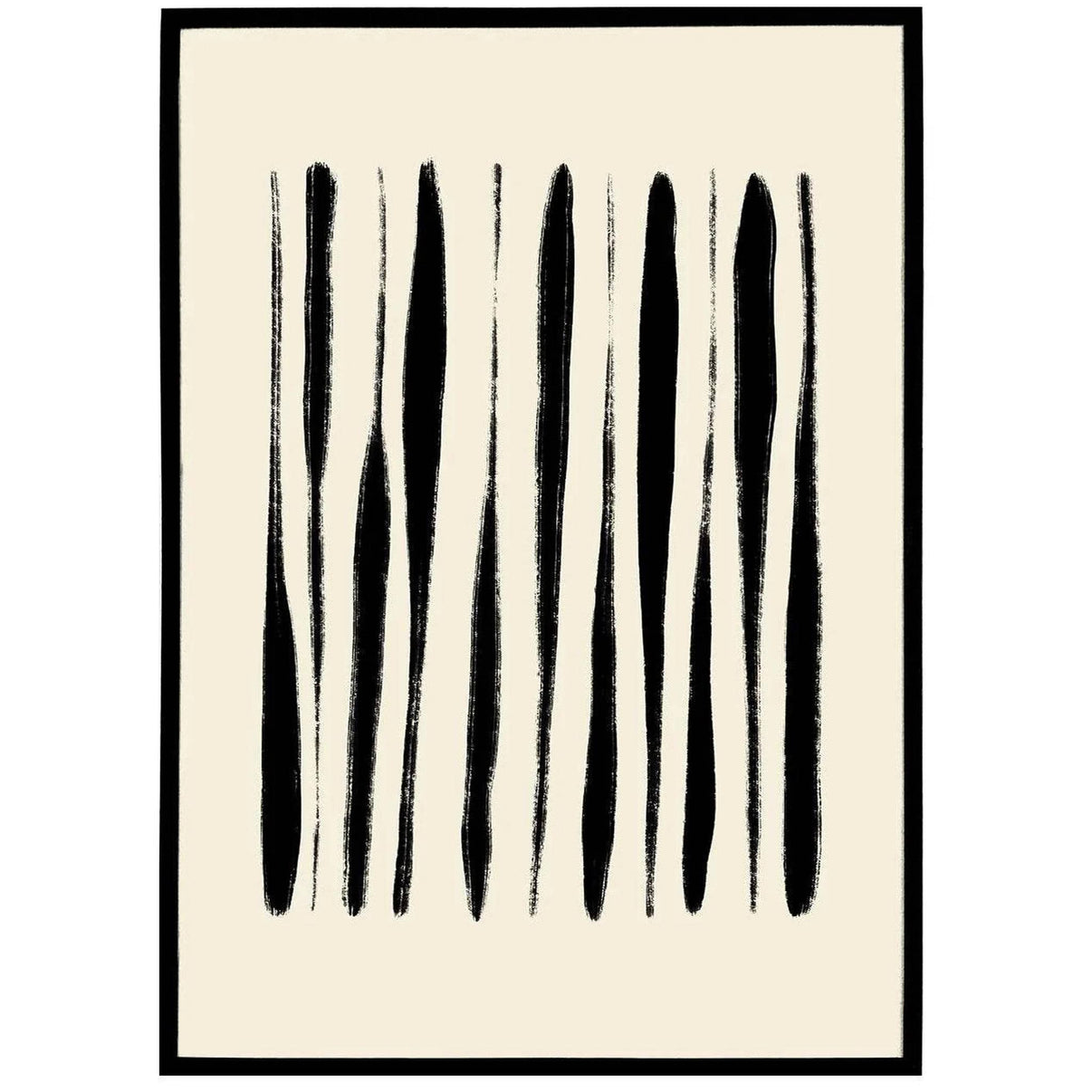 Minimalist Rustic Stripes Art Print – HypeSheriff