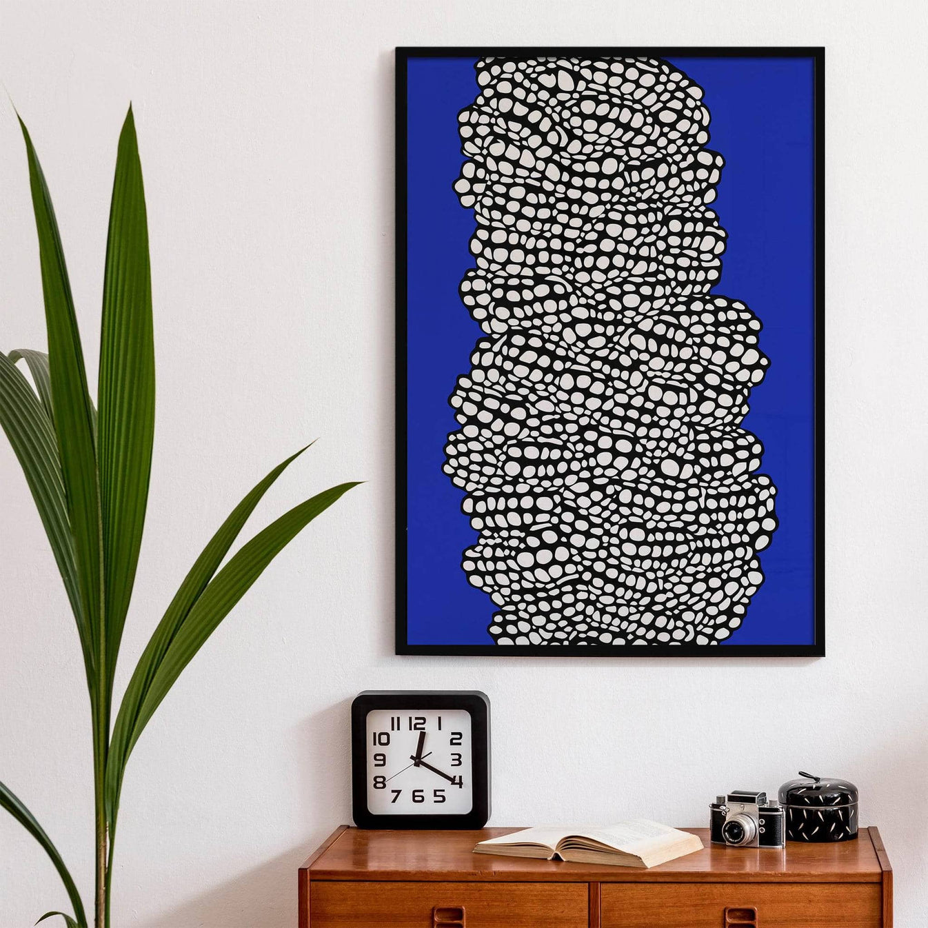 Blue Abstract Modern Poster – HypeSheriff
