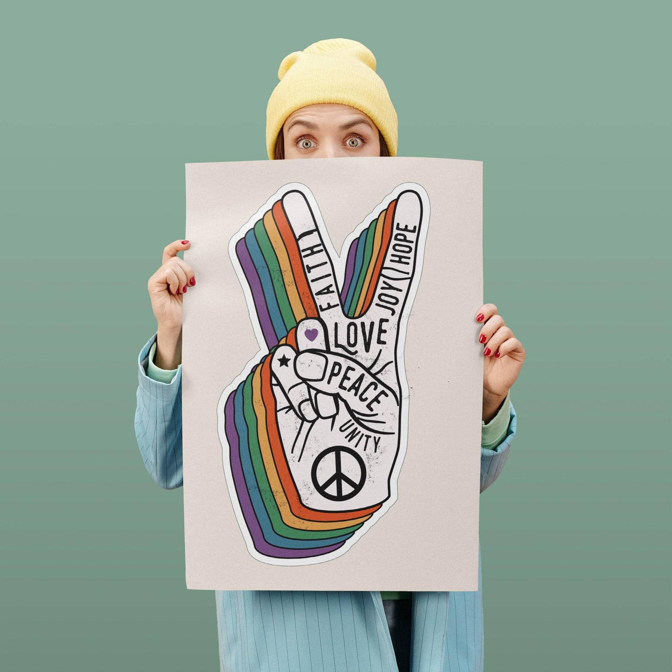 Peace & Love Poster – HypeSheriff