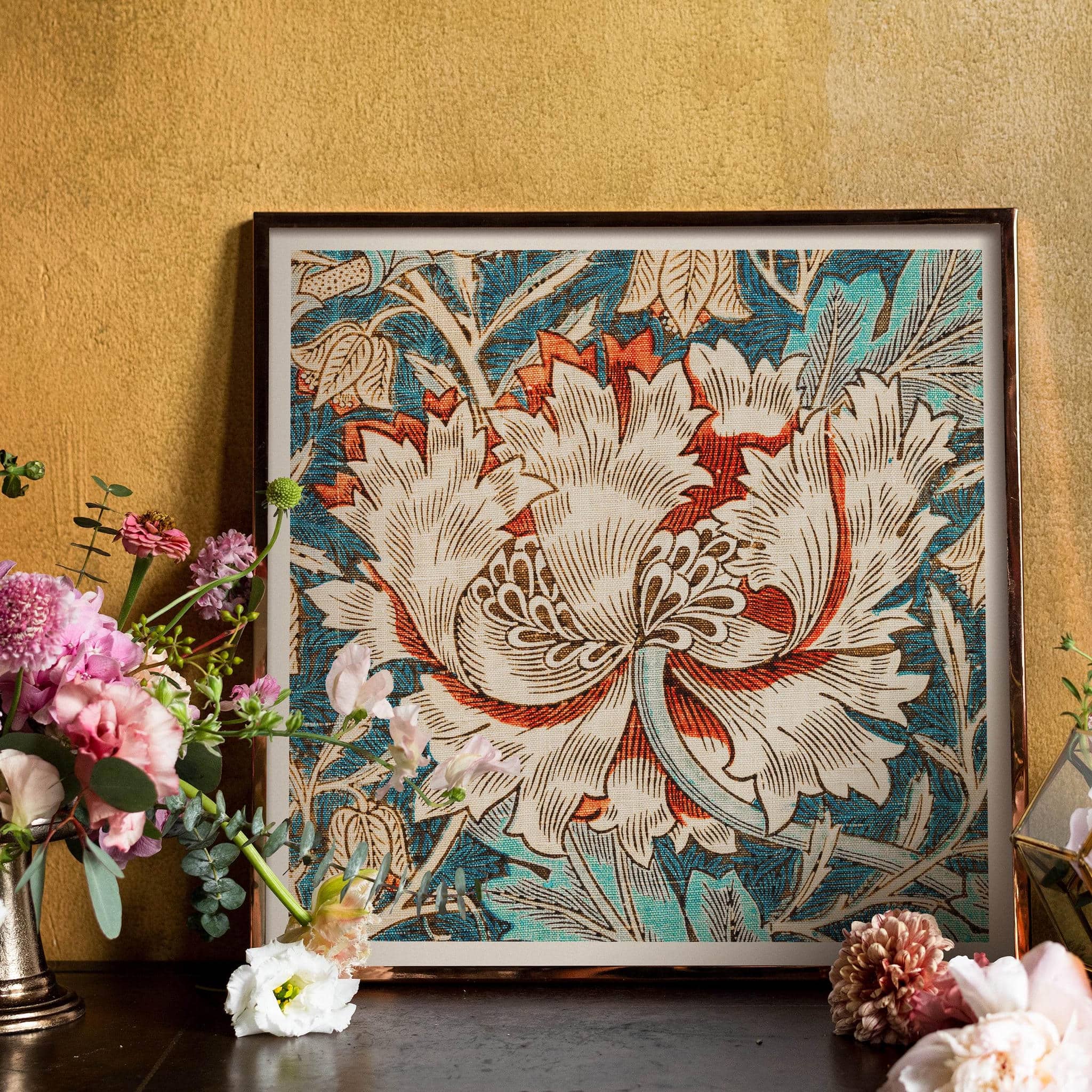 Vintage Flower Square Print — HypeSheriff US