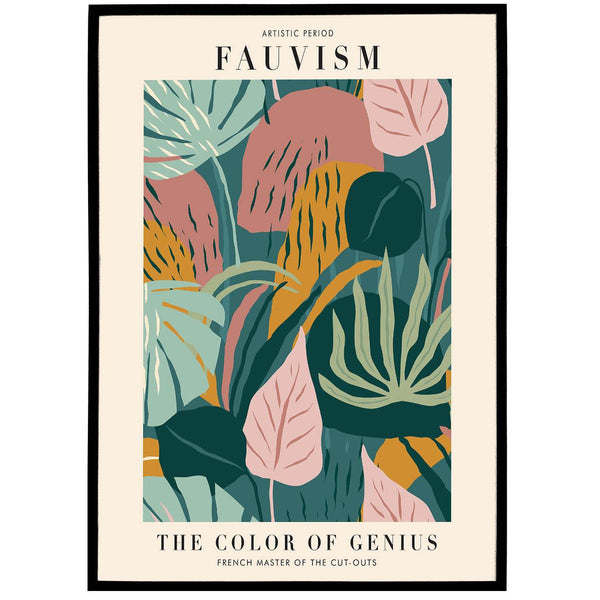 Floral Fauvism Exhibition Poster – HypeSheriff