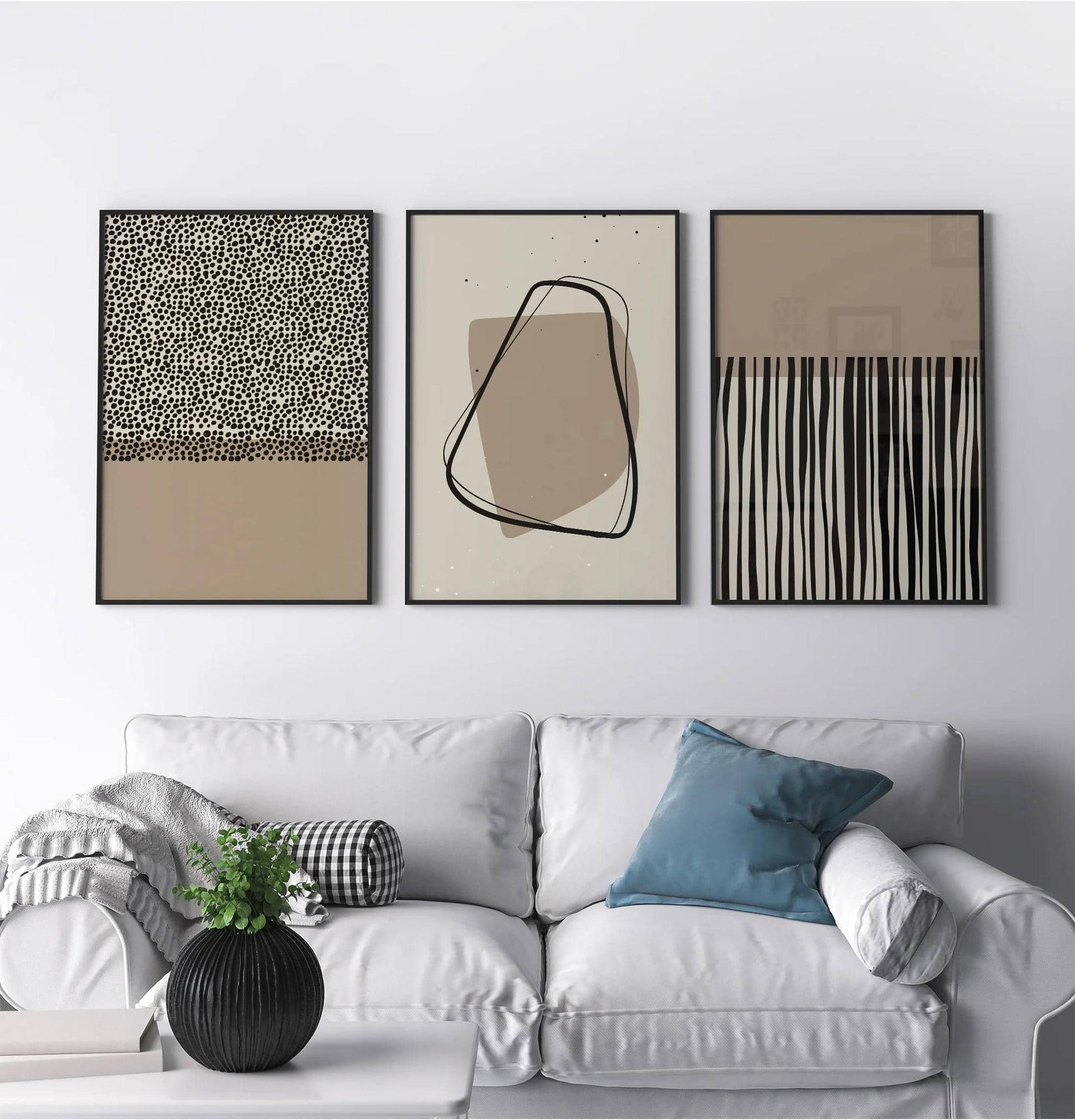 Set of 3 Mid Century Modern Posters – HypeSheriff