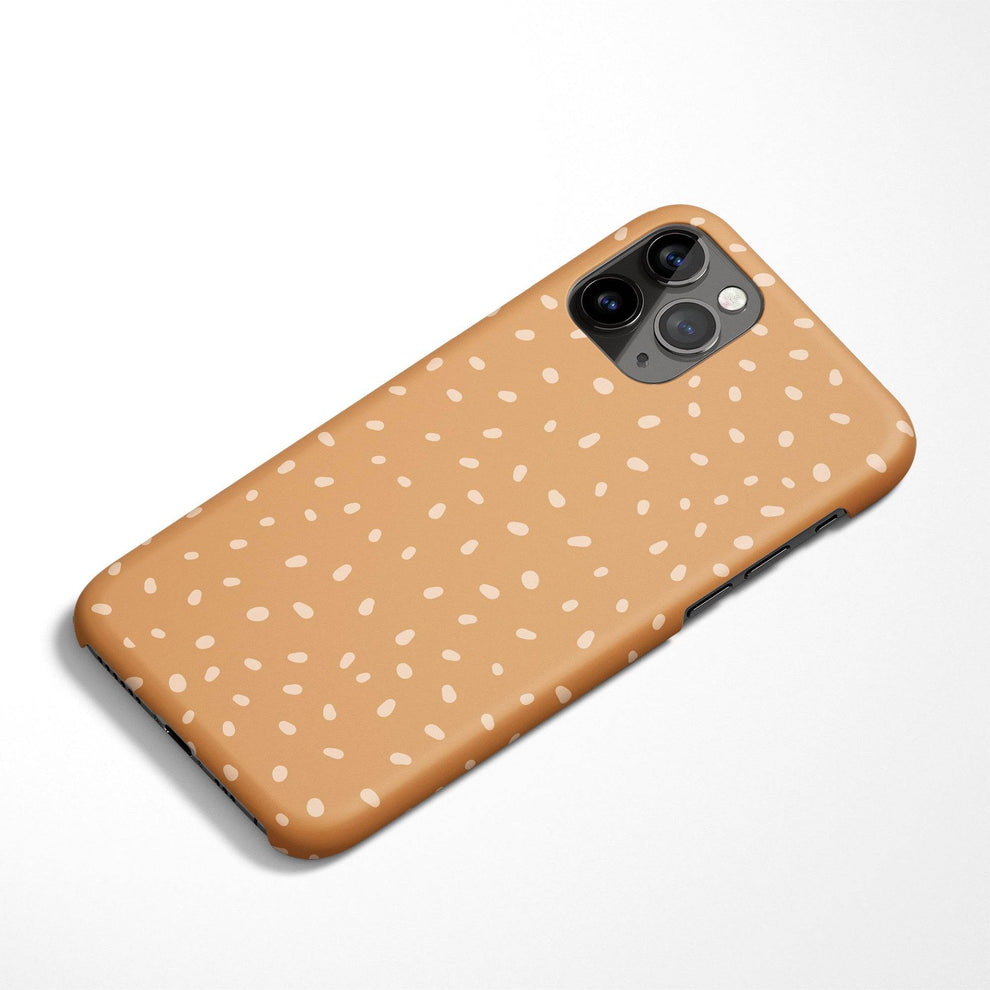 iPhone Case with Modern Beige Art – HypeSheriff