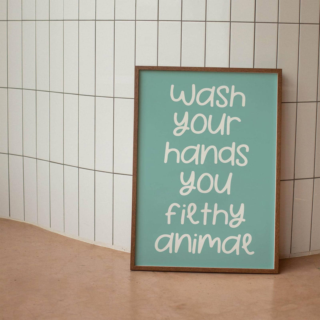 Wash Your Hands Funny Poster — HypeSheriff US