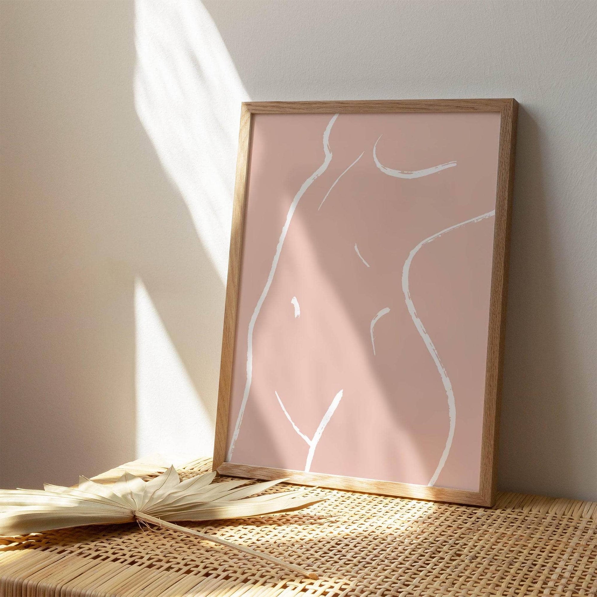 Pink Woman Body Poster — HypeSheriff US