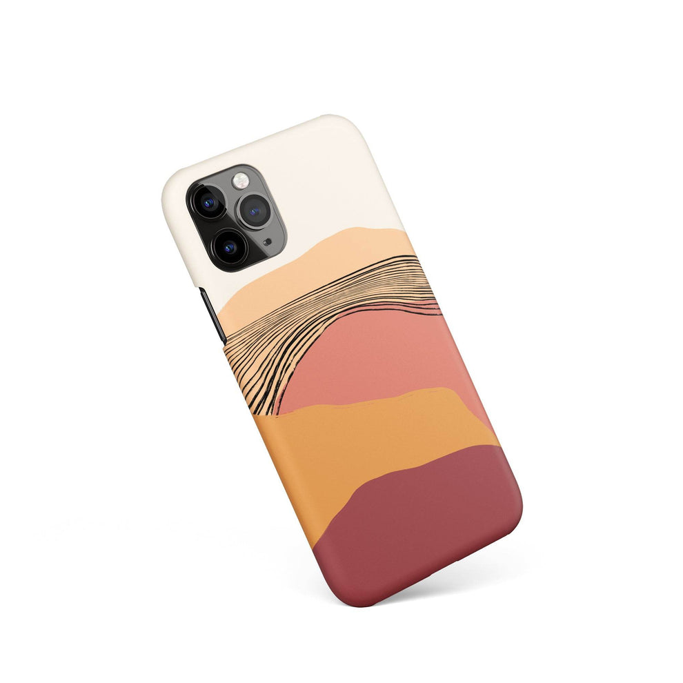 Warm Sunset Drawing iPhone Case – HypeSheriff