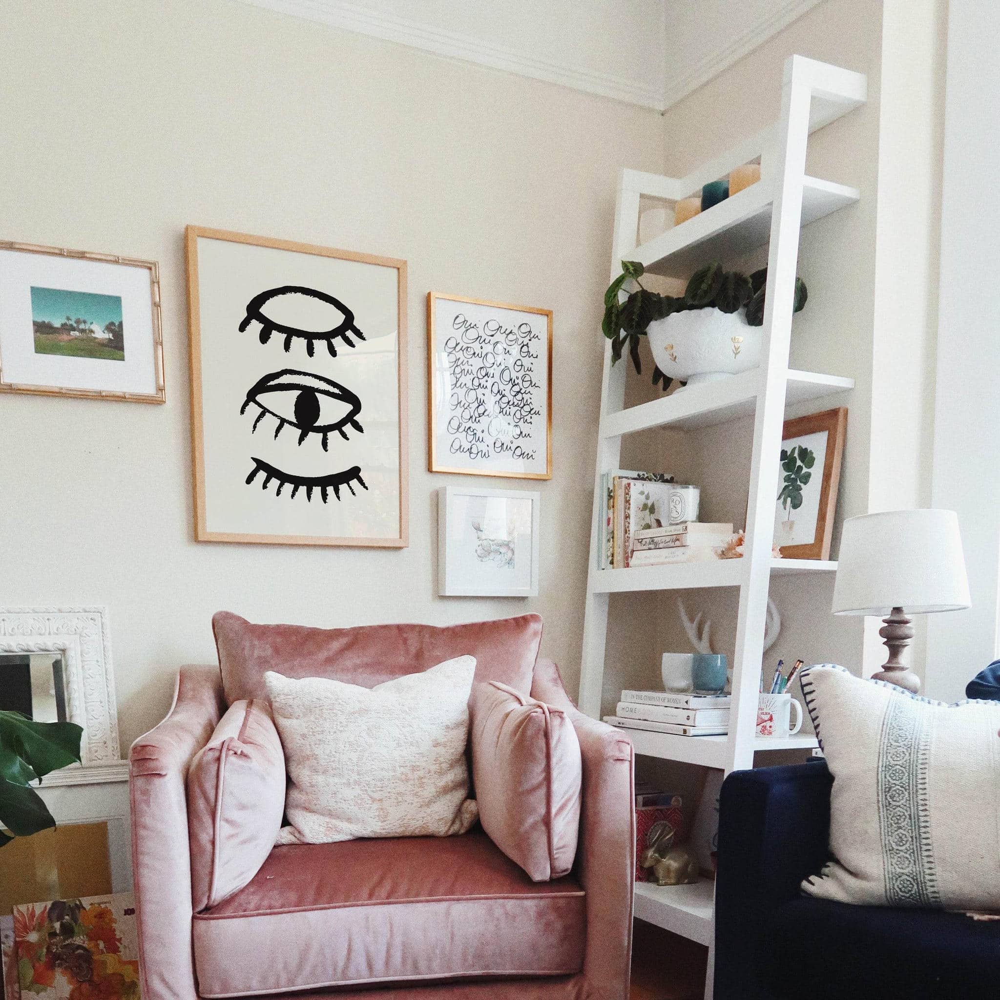 Black Ink Eyes Art Print – HypeSheriff