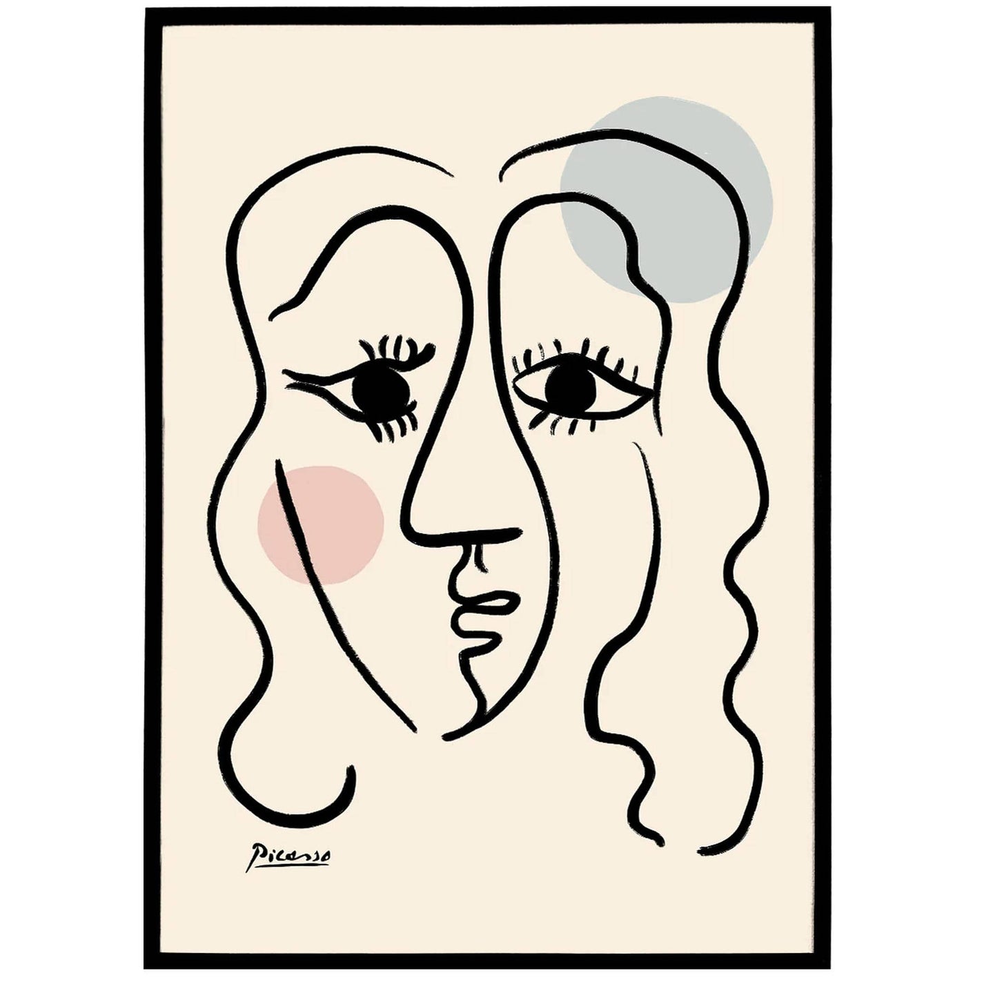 Picasso Girl Drawing Poster – HypeSheriff