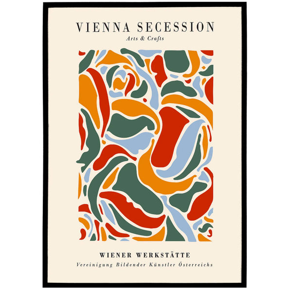 Colorful VIENNA SECESSION Poster Print – HypeSheriff
