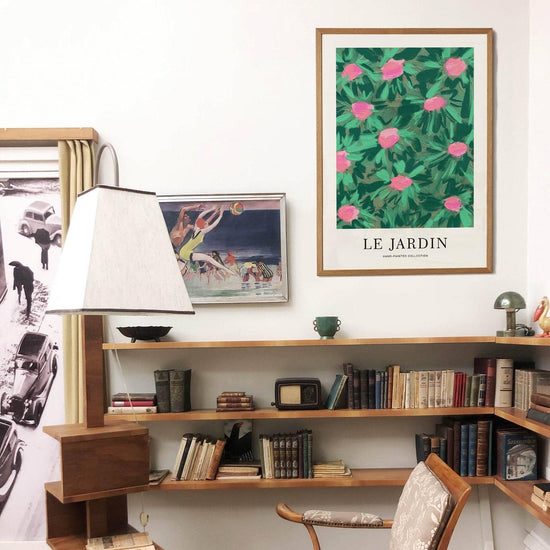 Green Le Jardin Artistic Painted Poster – HypeSheriff