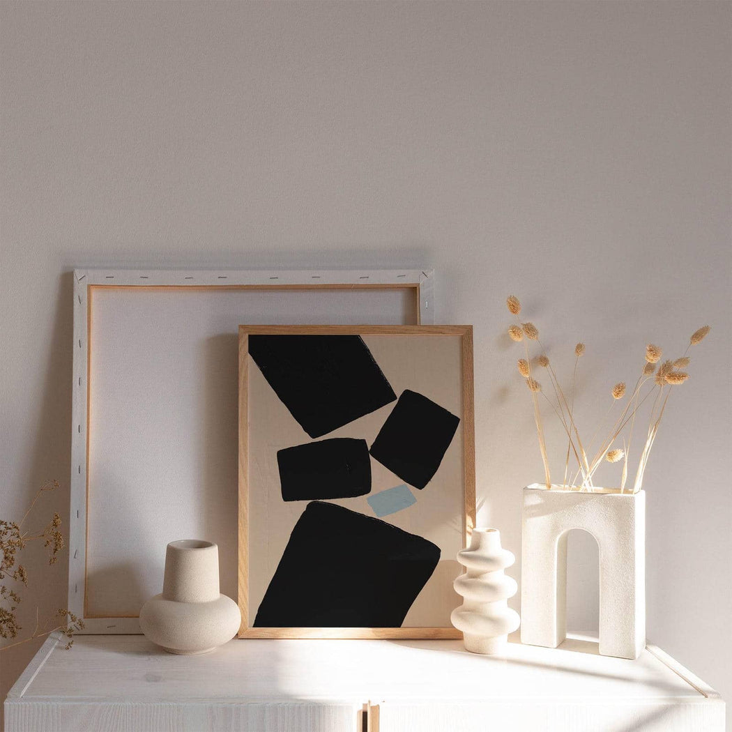 Black&Blue Modern Composition Poster — HypeSheriff US