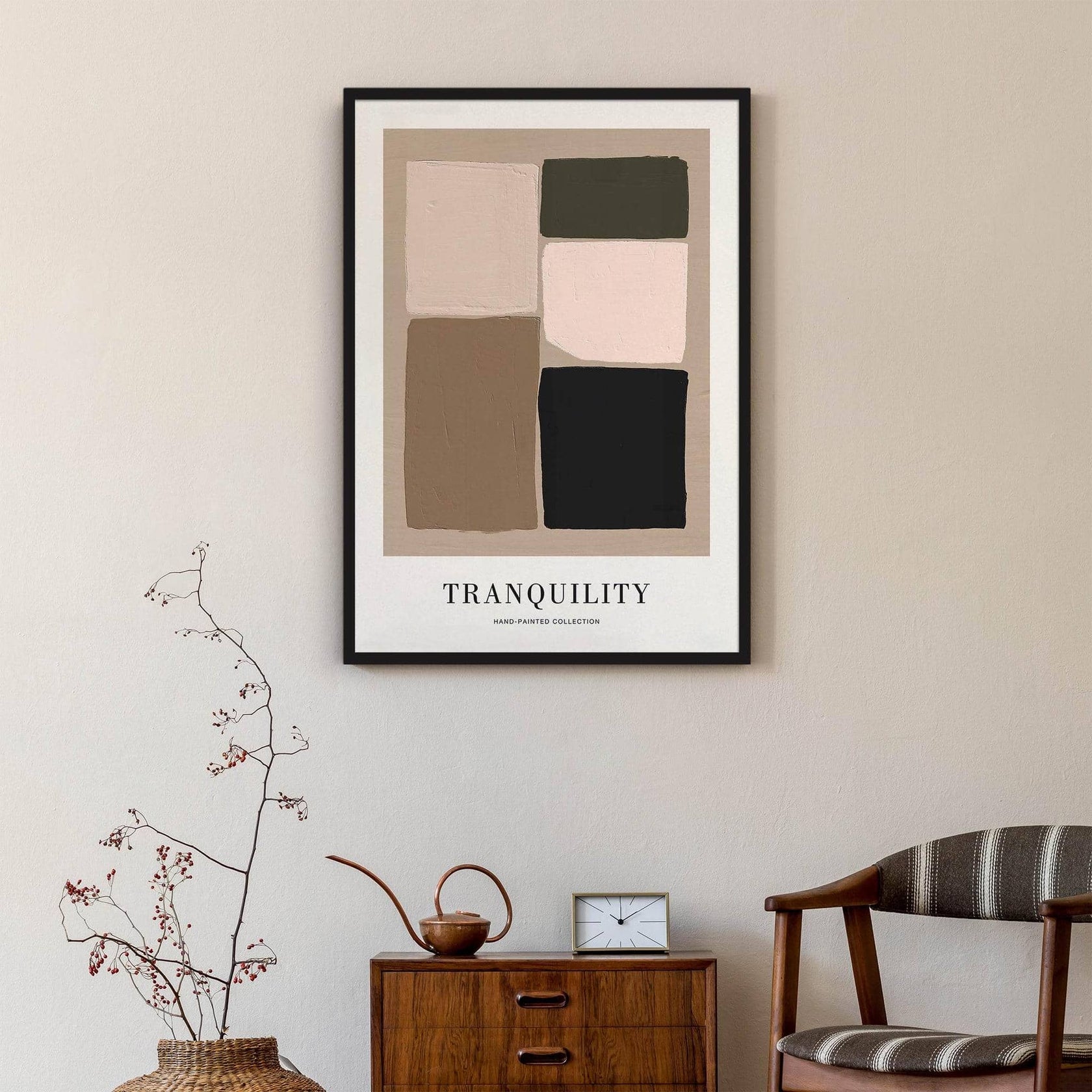 Tranquillity, Abstract Color Blocks Poster – HypeSheriff