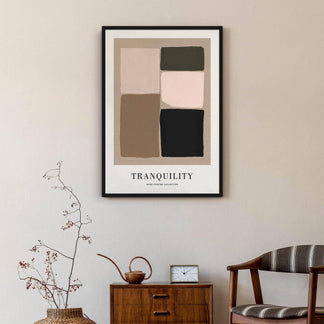Tranquillity, Abstract Color Blocks Poster – HypeSheriff