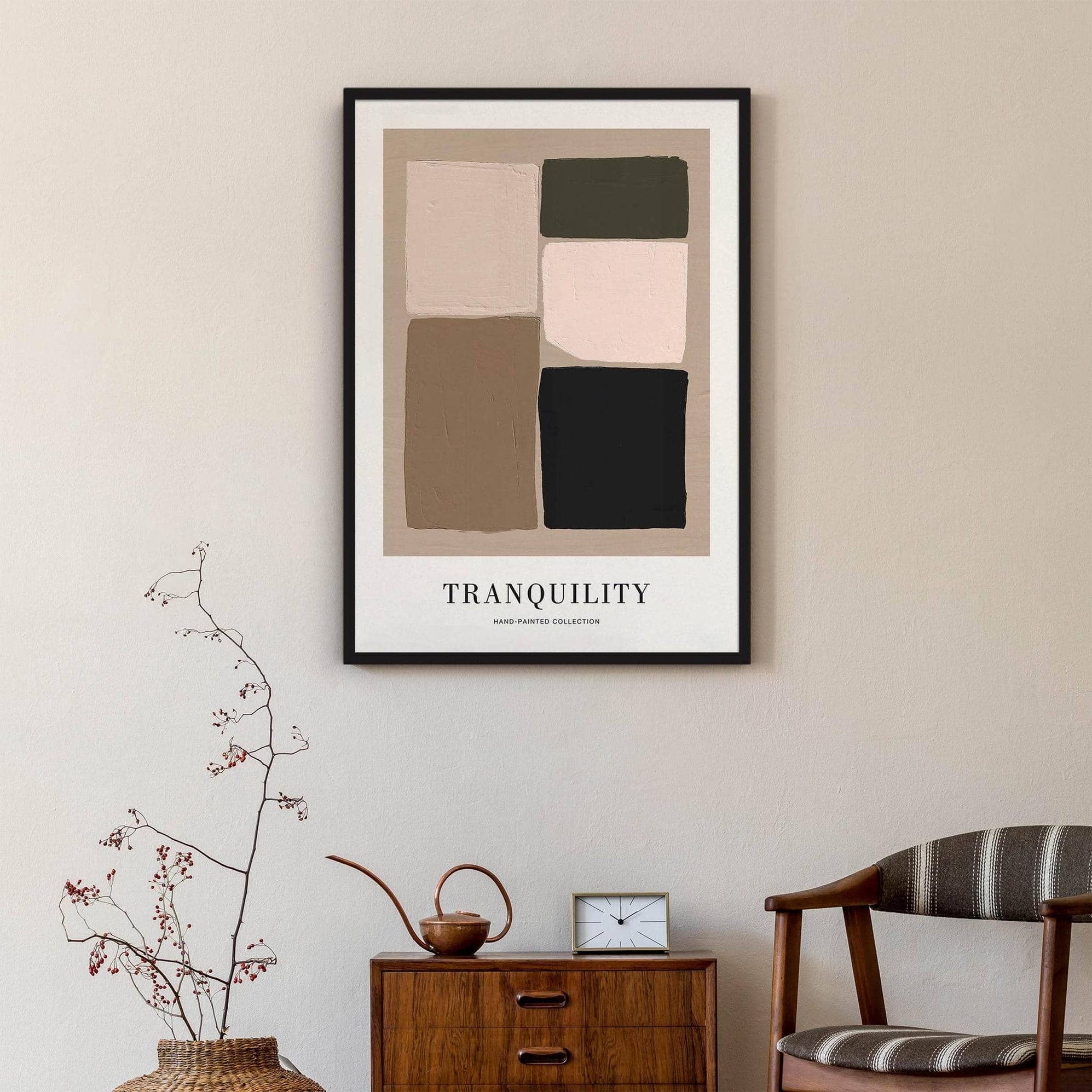 Tranquillity, Abstract Color Blocks Poster — HypeSheriff US