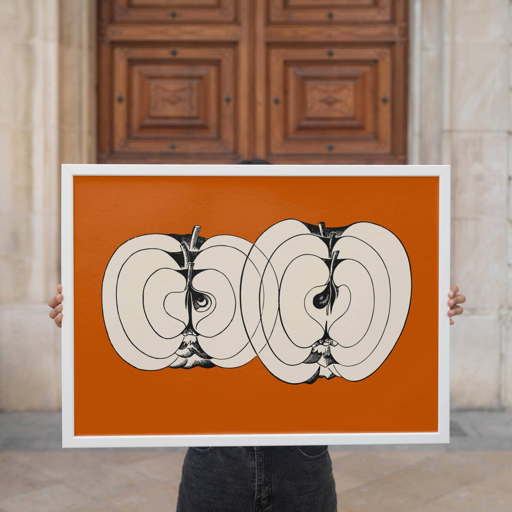 Minimalist Apple Horizontal Print — HypeSheriff US