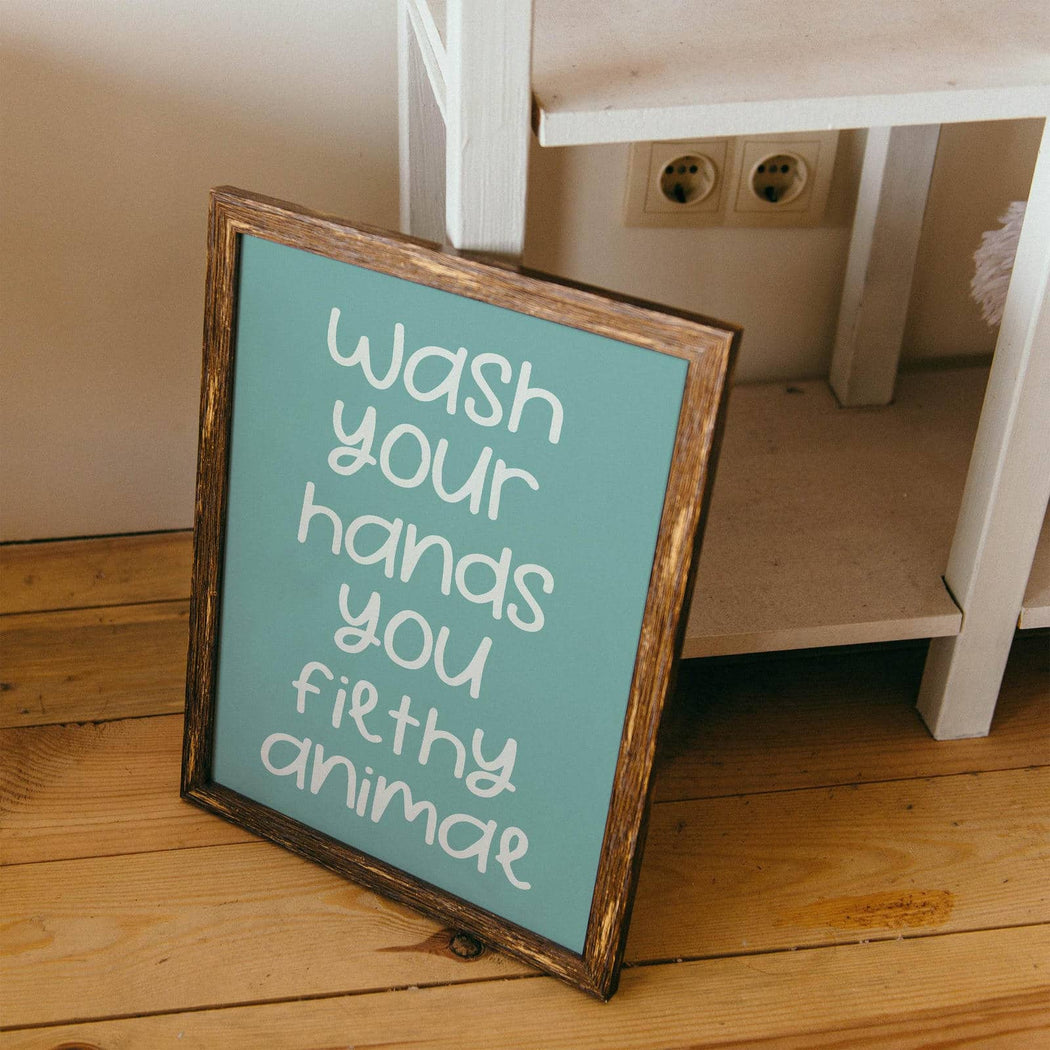 Wash Your Hands Funny Poster — HypeSheriff US