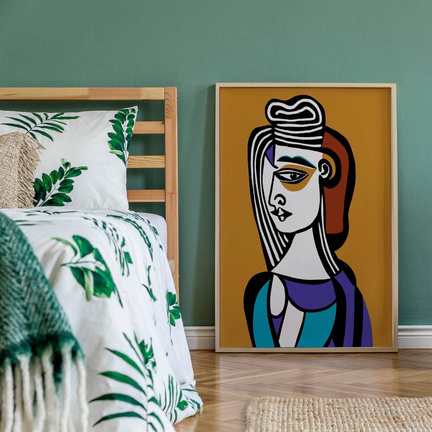 Picasso, Retro Cubism Girl Poster – HypeSheriff