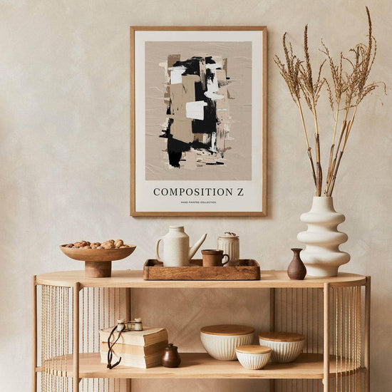 Composition Z Modern Abstract Poster – HypeSheriff