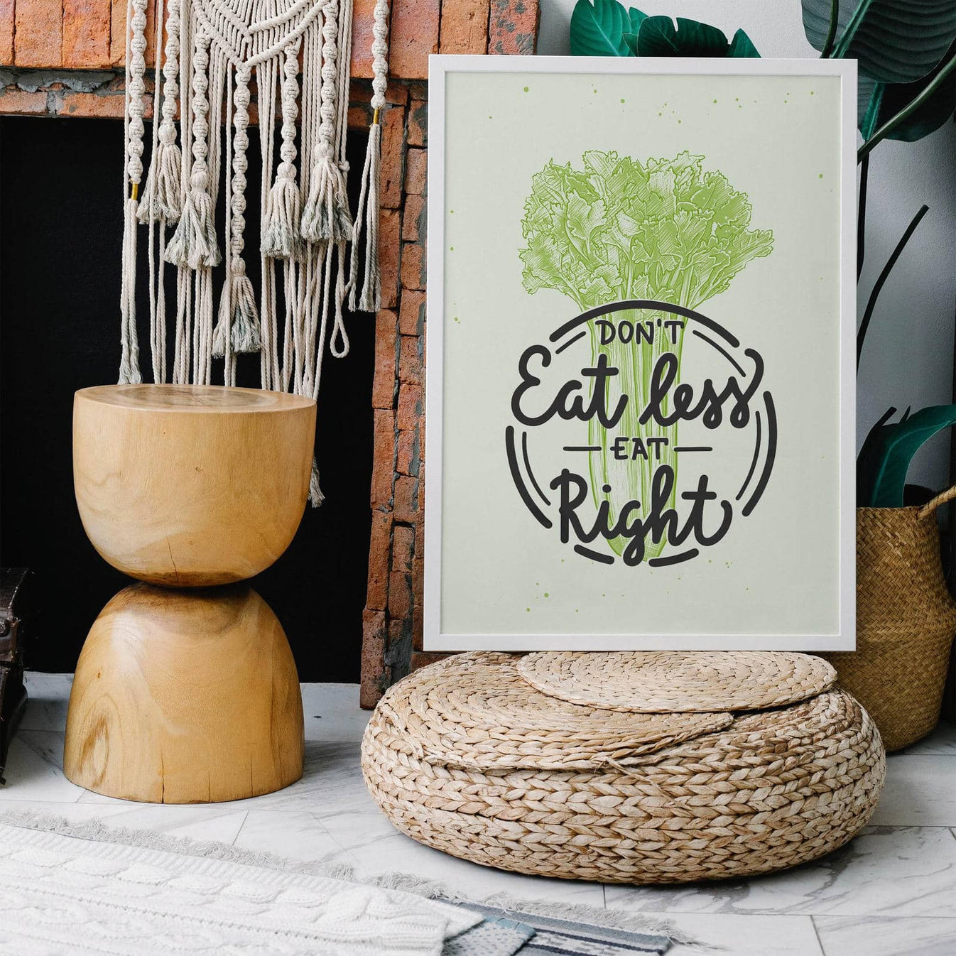 Don't Eat Less Eat Right Poster – HypeSheriff