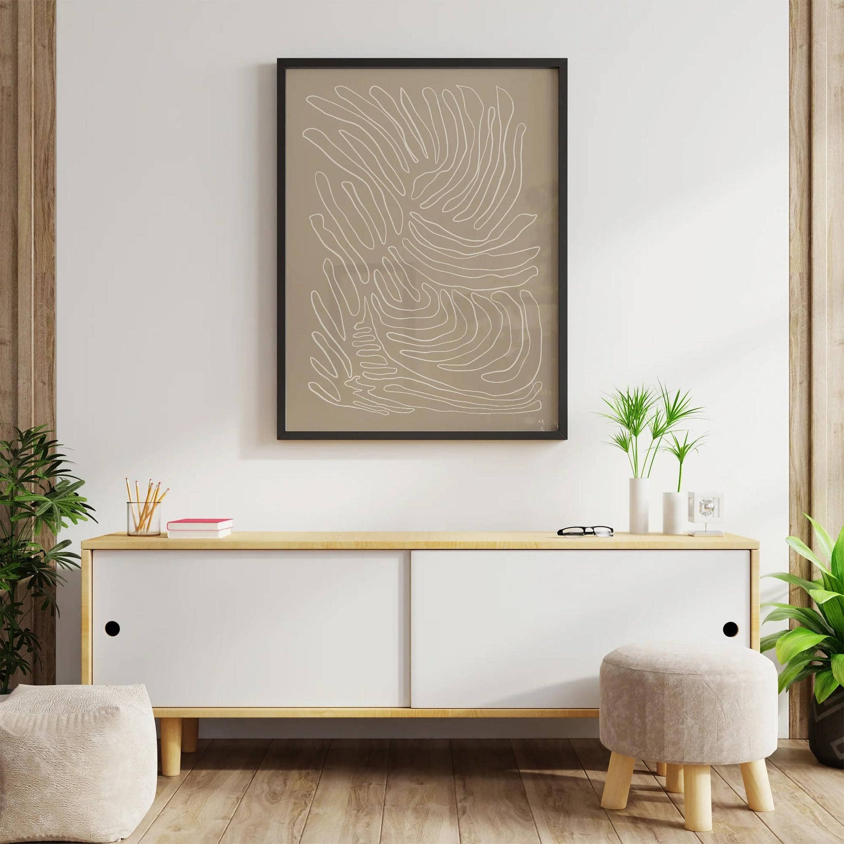 Minimalist Beige Poster – HypeSheriff