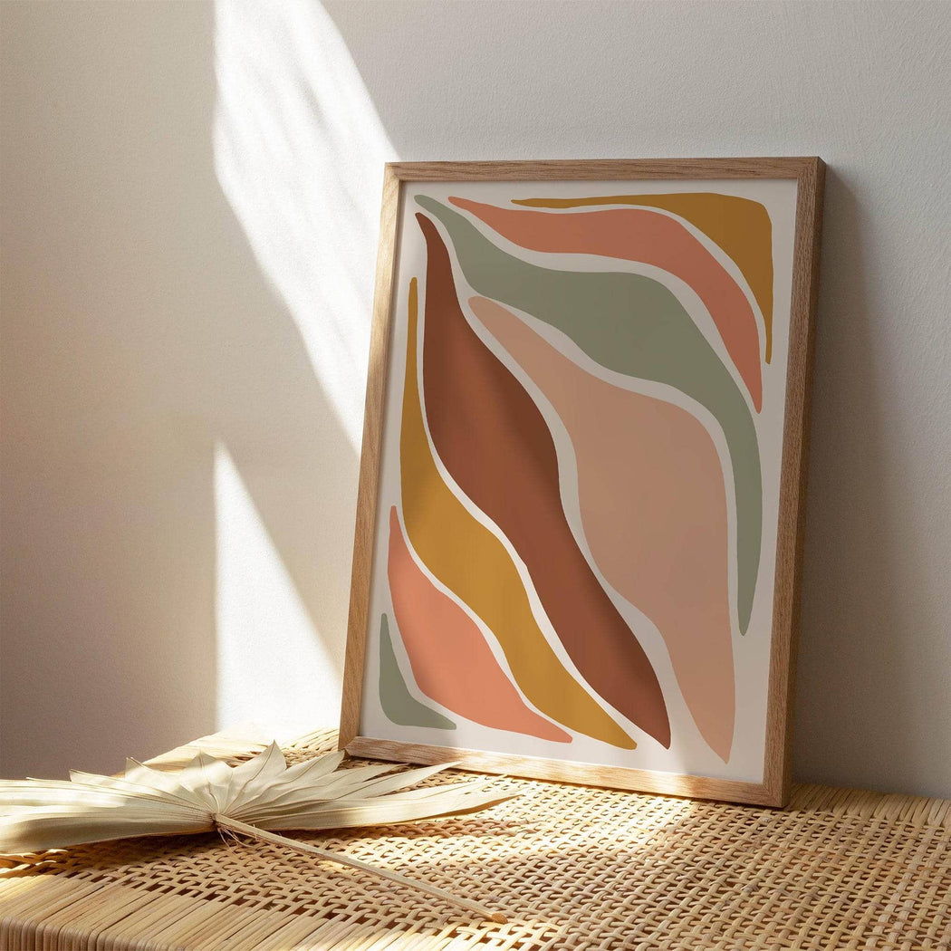 Boho Abstract Colorblocks Poster — HypeSheriff US