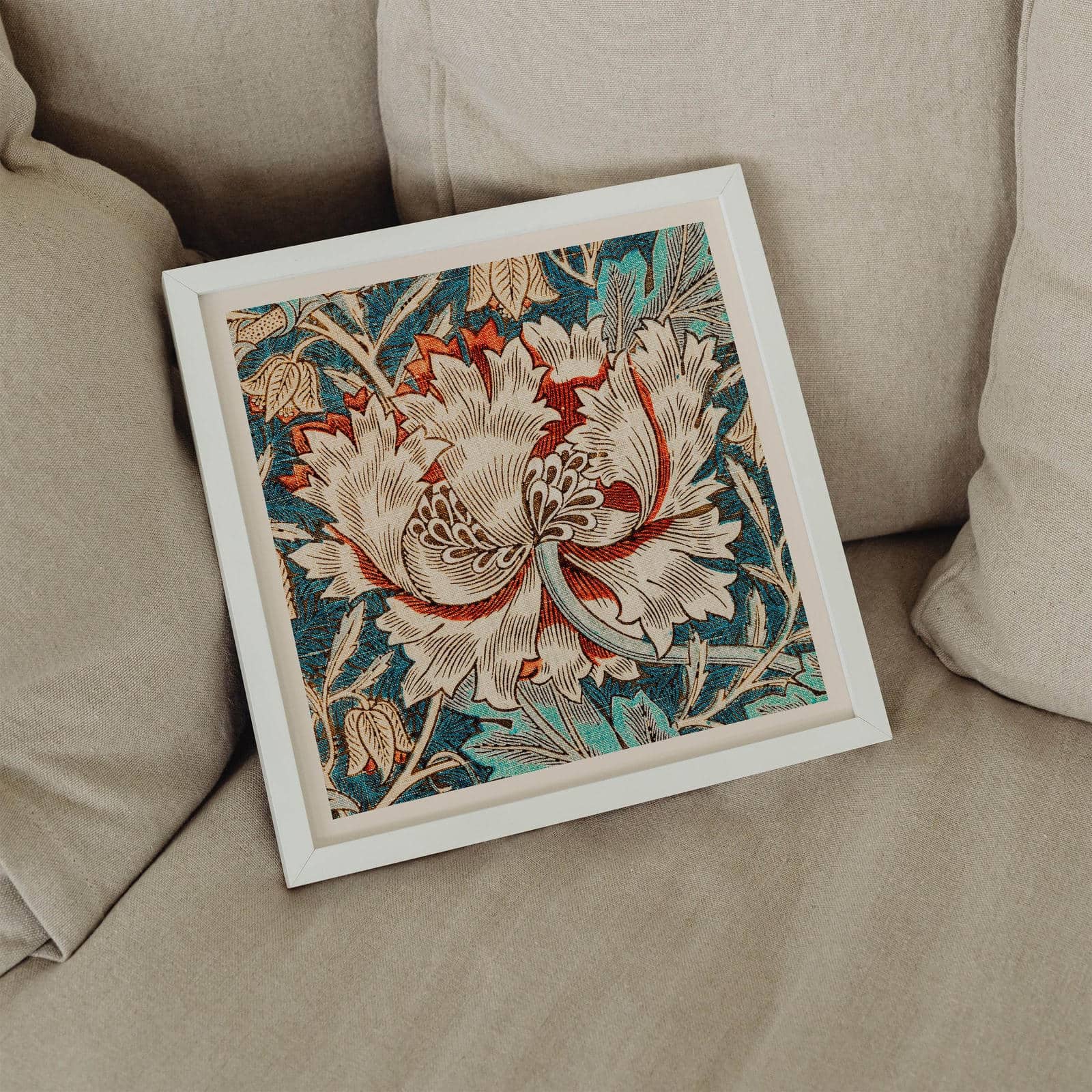 Vintage Flower Square Print — HypeSheriff US