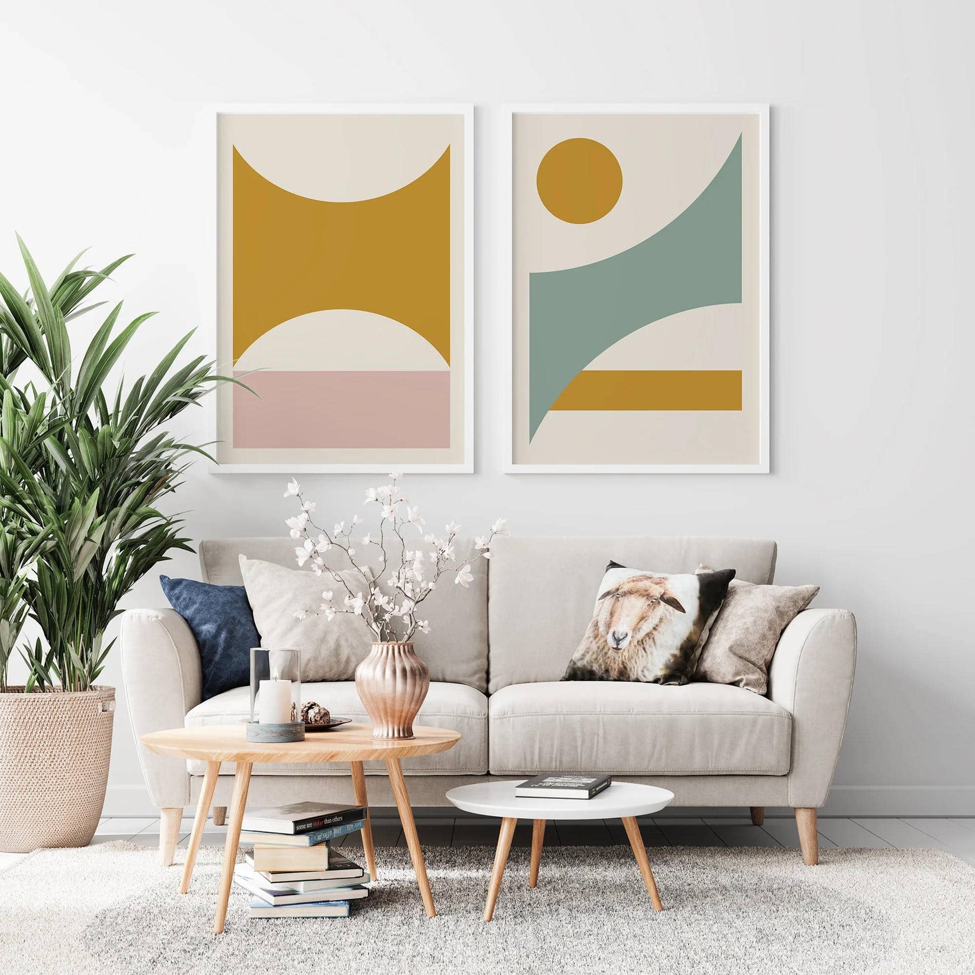 Set of 2 Modern Art Posters — HypeSheriff US