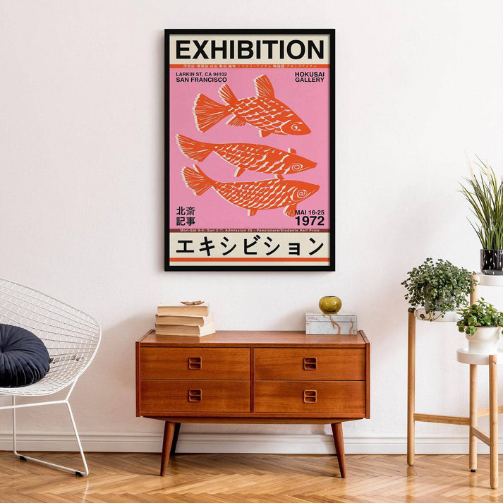 Pink Japanese Exhibition Poster – HypeSheriff