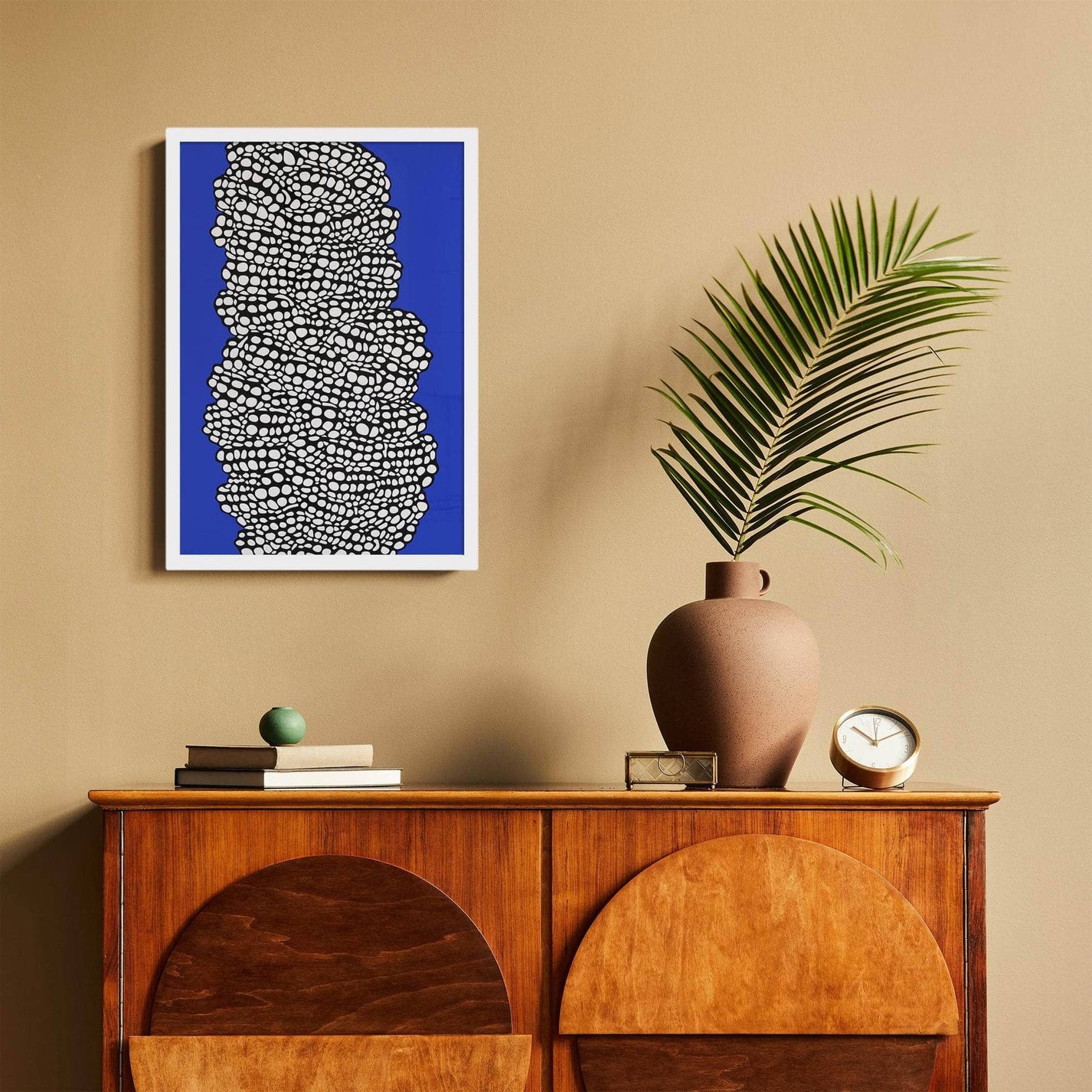 Blue Abstract Modern Poster – HypeSheriff