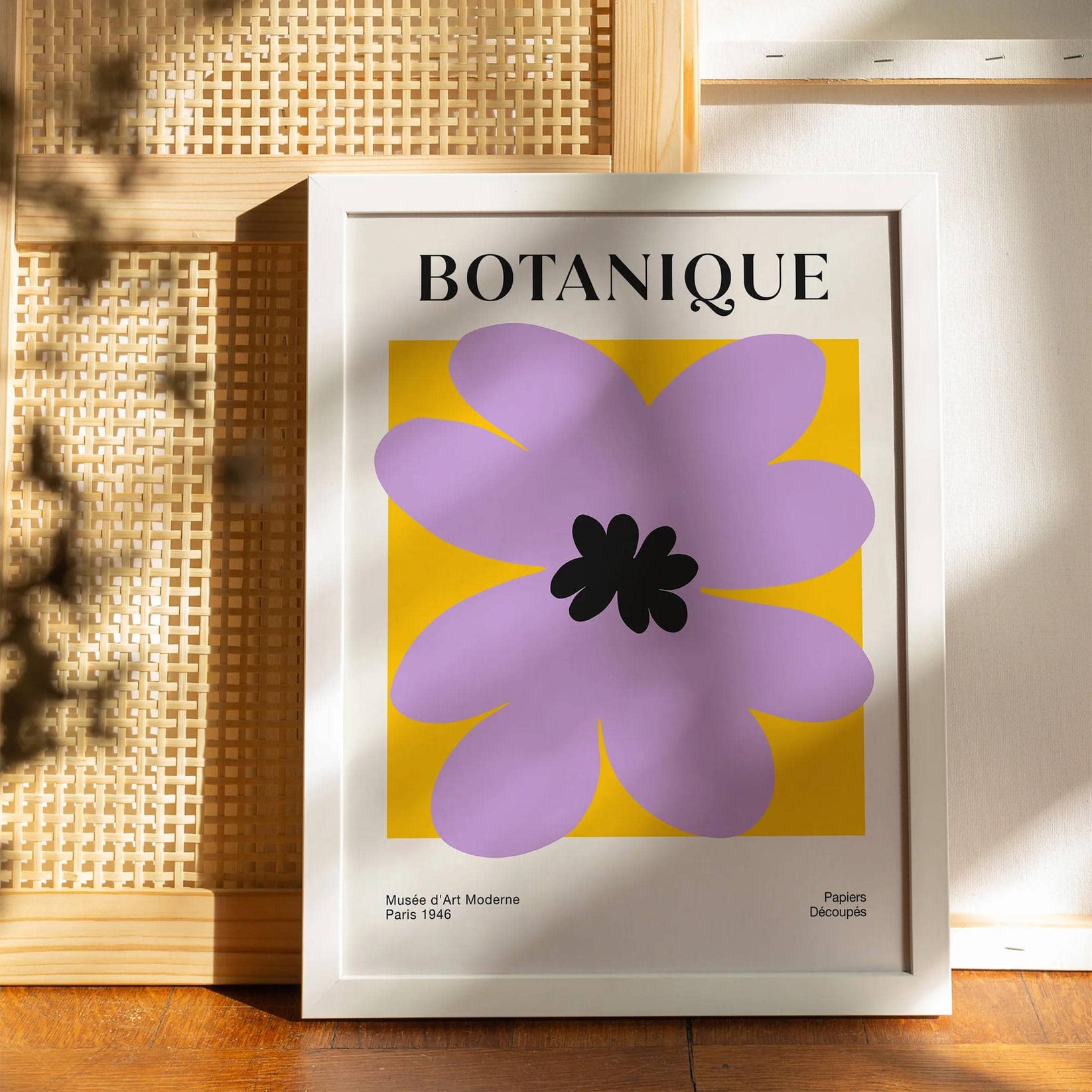 Violet Retro Flower Poster – HypeSheriff