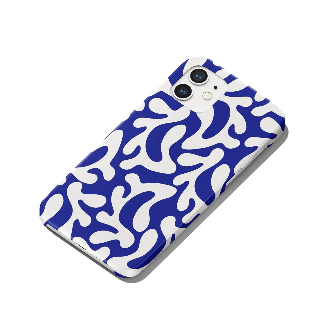 Blue Pattern iPhone Case — HypeSheriff US